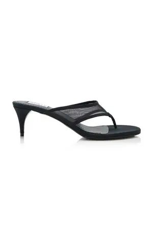 Alaïa Infra Mesh Sandals - Black
