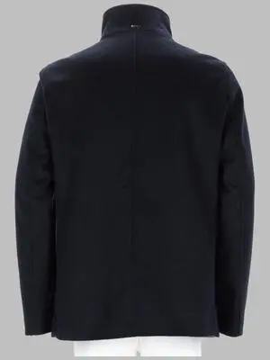 Herno Cappotto Doppiopetto Con Collo Alto