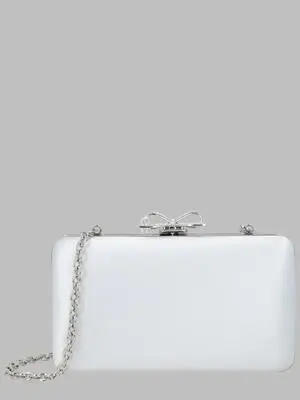 SELF-PORTRAIT Clutch Blu In Raso - Multicolor