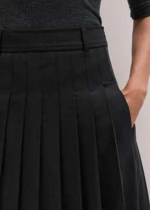 ME+EM Pleated Maxi Skirt