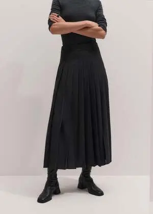 ME+EM Pleated Maxi Skirt