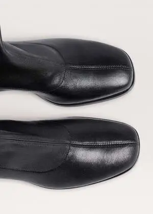 ME+EM Low Block High Ankle Stretch Boot - Black