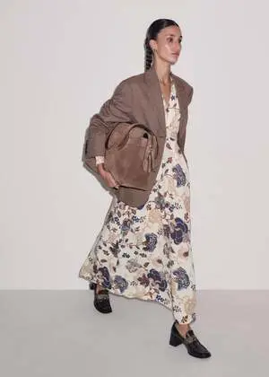 ME+EM Grand Paisley Print Maxi Dress