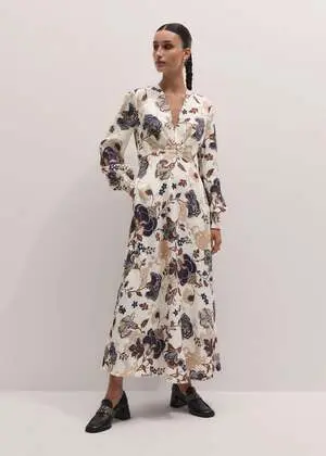 ME+EM Grand Paisley Print Maxi Dress