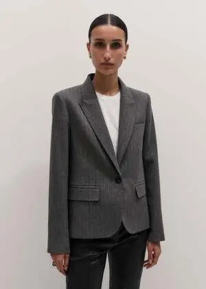 ME+EM Short Sharp Shoulder Blazer