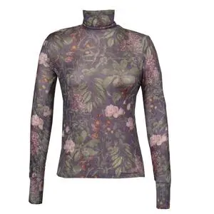 FLORA BY ALEXANDRIA Olivia Turtleneck In Stormy Gray - Grey