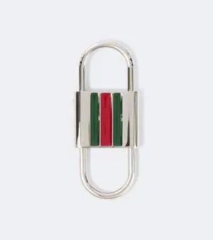 Gucci Padlock Key Ring - Silver