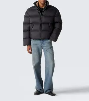 Gucci Web Stripe Down Jacket