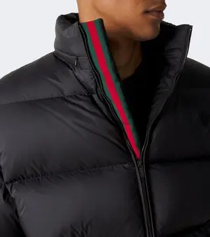 Gucci Web Stripe Down Jacket