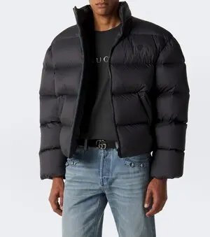 Gucci Web Stripe Down Jacket