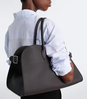 THE ROW E/w Margaux Large Leather Tote Bag