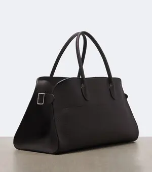 THE ROW E/w Margaux Large Leather Tote Bag