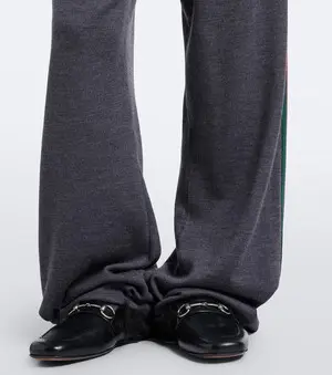 Gucci Wool-blend Wide-leg Pants