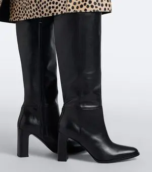 JIMMY CHOO Bibi Leather Knee-high Boots