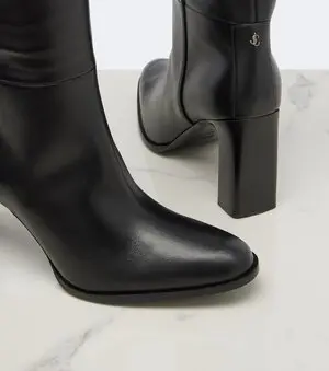 JIMMY CHOO Bibi Leather Knee-high Boots