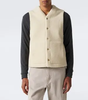 Auralee Reversible Shearling Vest