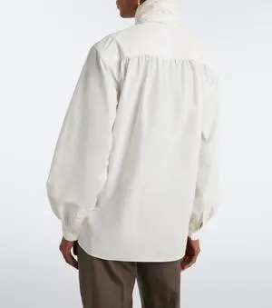 Ralph Lauren Scarf-detail Blouse - White