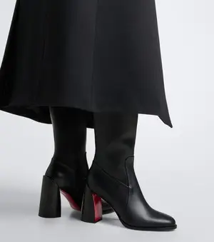 CHRISTIAN LOUBOUTIN Iranina Leather Knee-high Boots