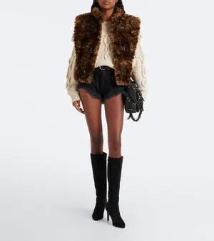 CHRISTIAN LOUBOUTIN Fannylove Suede Knee-high Boots