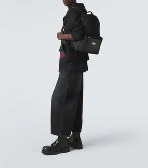 Balenciaga Leather-trimmed Backpack