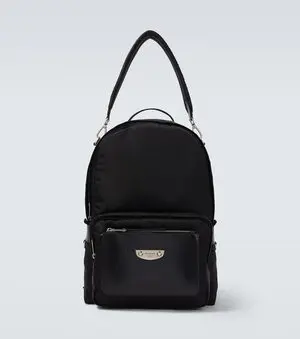 Balenciaga Leather-trimmed Backpack - Black