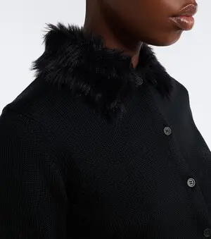 Loewe Double L Wool Cardigan
