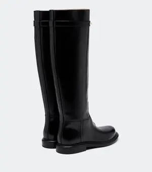 Givenchy Pinch Embellished Leather Knee-high Boots