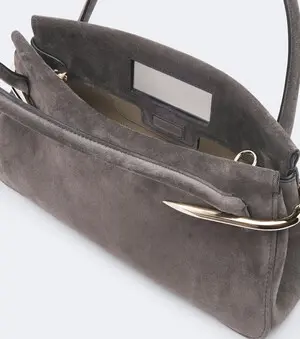 Givenchy Pinch Medium Suede Top-handle Bag