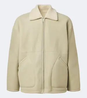 Auralee Reversible Shearling Jacket - Beige
