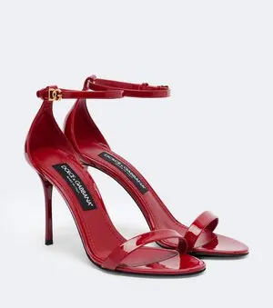 Dolce & Gabbana Dg Patent Leather Sandals