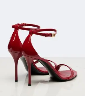 Dolce & Gabbana Dg Patent Leather Sandals