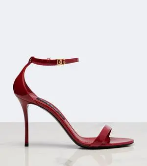 Dolce & Gabbana Dg Patent Leather Sandals