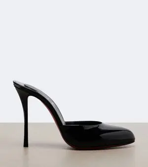 CHRISTIAN LOUBOUTIN Dolly Patent Leather Mules