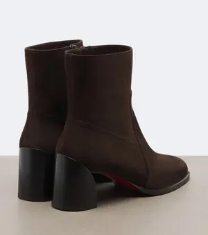 CHRISTIAN LOUBOUTIN Ira Suede Ankle Boots