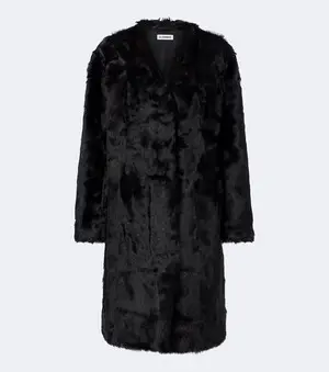 JIL SANDER Shearling Coat - Brown