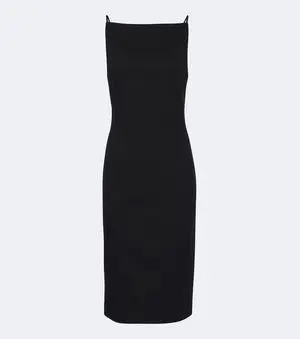 Gucci Wool Midi Dress - Black