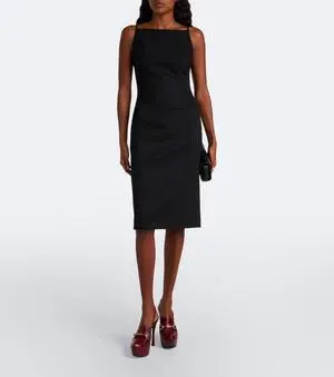 Gucci Wool Midi Dress