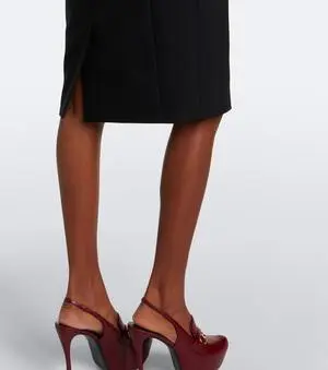 Gucci Wool Midi Dress