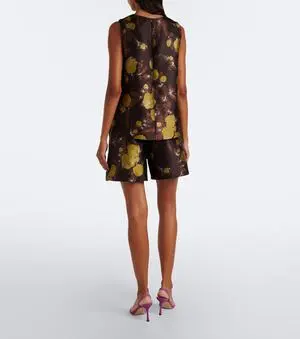 La DoubleJ Devon Floral Jacquard Shorts