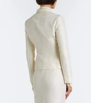 Gucci Single-breasted Silk Faille Blazer