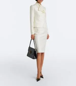 Gucci Single-breasted Silk Faille Blazer