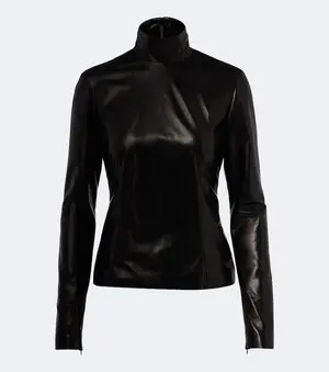Gucci Leather Top - Black