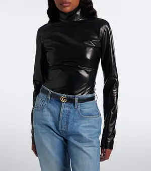 Gucci Leather Top