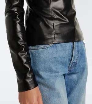 Gucci Leather Top