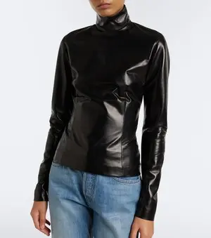Gucci Leather Top