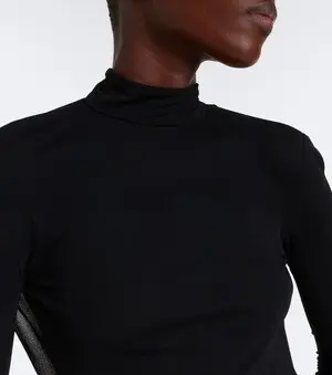 Gucci Open-back Crêpe Jersey Maxi Dress