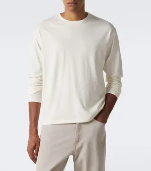 Auralee Cotton And Cashmere Jersey T-shirt