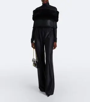 Gucci Silk-blend Zip-up Top