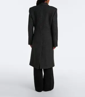Isabel Marant Étoile Erla Double-breasted Wool And Cotton Coat