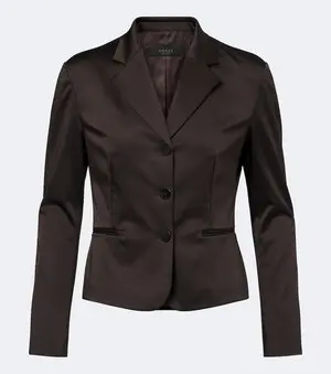 Gucci Satin Jacket - Brown